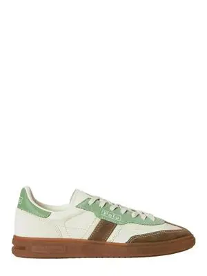 Polo Ralph Lauren Bedford Side Stripes Suede Sneakers - Neutrals
