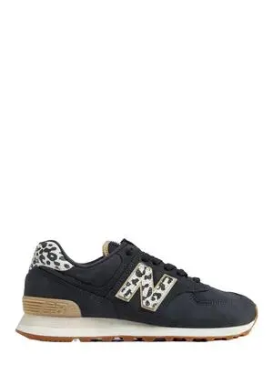 NEW BALANCE 574 Paneled Lace-up Sneakers - Grey