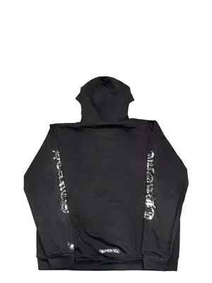 Chrome Hearts Foil-print Hoodie - Black