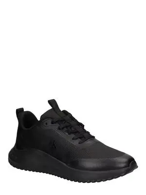 Calvin Klein Detail Lace-up Sneakers - Black