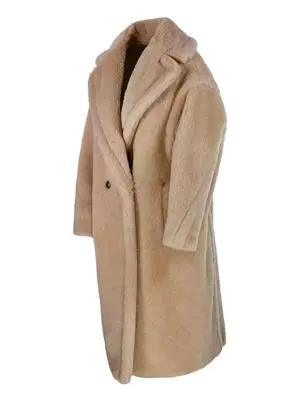 Max Mara Tedgirl Double-breasted Coat - Neutrals