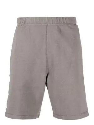 Heron Preston Logo Print Track Shorts - Grey