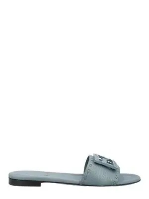 Fendi Baguette Logo-detail Sandals - Blue