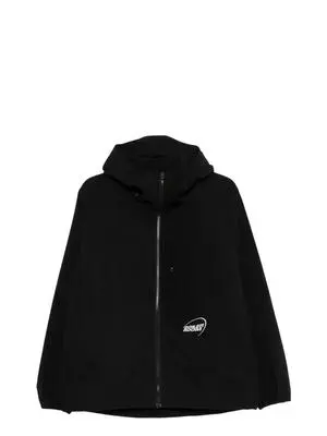 BOILER ROOM Packable Hooded Zip Jacket - Black