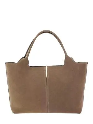 TOD'S Appliqué Detail Tote Bag - Neutrals