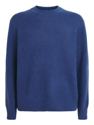 WAX LONDON Wool-mohair Blend Relaxed Fit Sweater - Blue