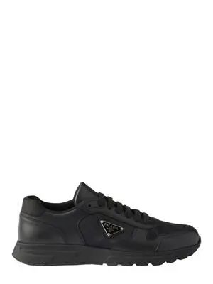 Prada Re-nylon And Leather Prax 2.0 Low-top Sneakers - Black