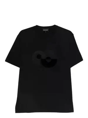 EMPORIO ARMANI Logo-embroidered T-shirt