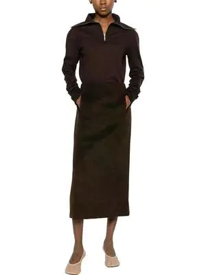 ENTIRE STUDIOS ENTIRE STUDIOS Half-Zip Sweatshirt Brown