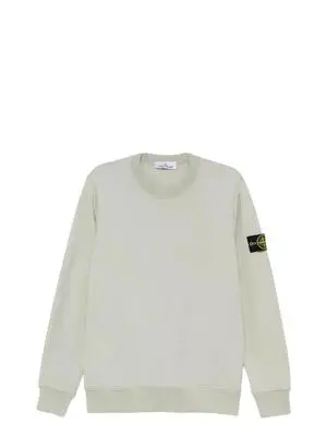 Stone Island Stone Island Logo Patch Crewneck Sweatshirt Blue