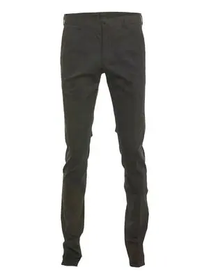 Prada Wool Straight-leg Trousers - Grey