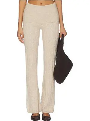 LOVERS AND FRIENDS Paulina Lounge Knit Pant - Beige