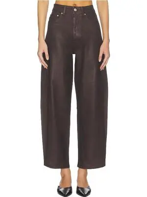 DL1961 Miro High Rise Barrel Jeans - Chocolate