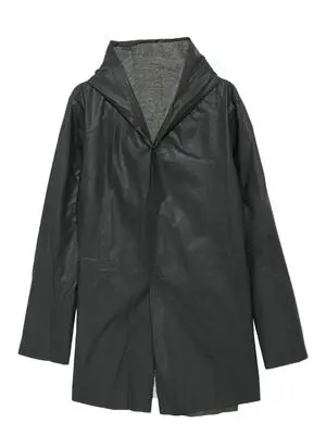 MA+ Hooded Tight Coat - Black