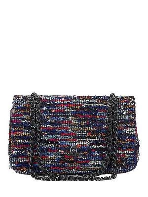 Chanel Tweed Flap Bag - Multi