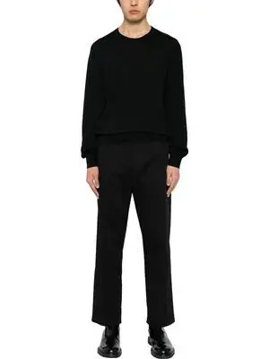 TOM FORD Crew Neck Long Sleeve T-shirt - Black