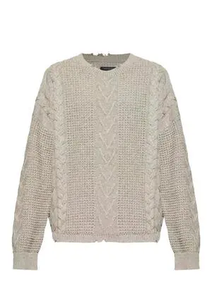 ALLSAINTS Tenter Crew Neck Sweater - Brown