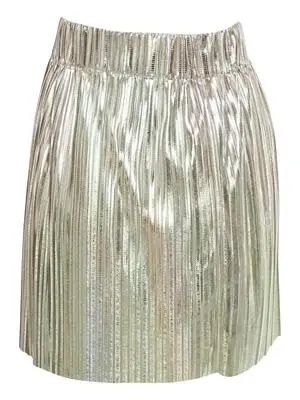 Isabel Marant Étoile Pleated Mini Skirt - Silver