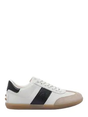 TOD'S Tabs Logo-detail Sneakers - White