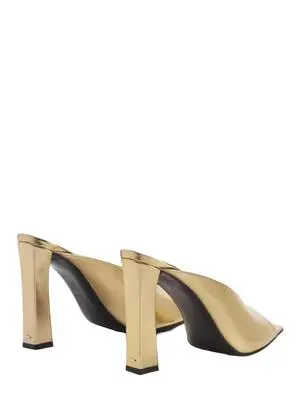 GIUSEPPE ZANOTTI Mya Leather Mules - Gold