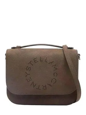 Stella McCartney Logo Perforated Cross Body Bag - Brown