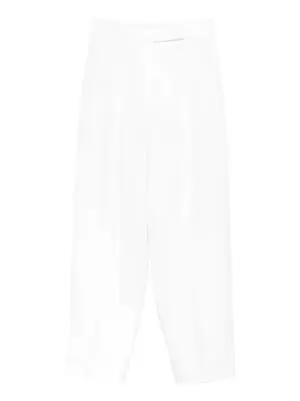 MAX MARA Max Mara Pleated Cream Trousers