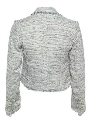 VERONICA VIRTA Button-embellished Tweed Blazer - Grey