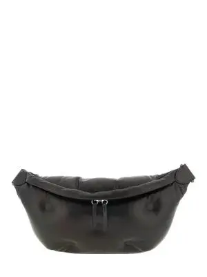 MAISON MARGIELA Glam Slam Quilted Leather Belt Bag - Black