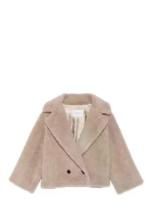 Max Mara Teddy Double-breasted Jacket - Neutrals