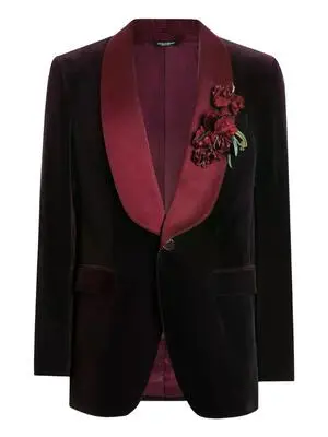 Dolce & Gabbana Shawl-lapel Blazer - Red