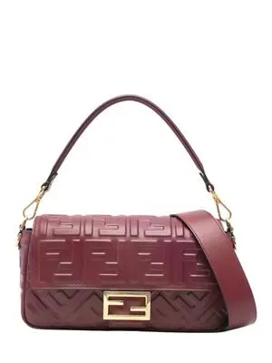 Fendi Baguette Shoulder Bag Red