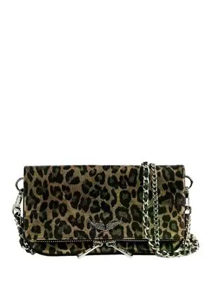 ZADIG&VOLTAIRE Nano Rock Leopard-Effect Shoulder Bag