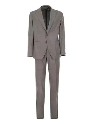 Tagliatore Peak -apels Suit - Grey
