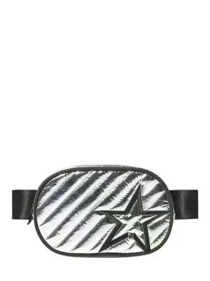 Perfect Moment Quilted Star Belt Bag - Silver