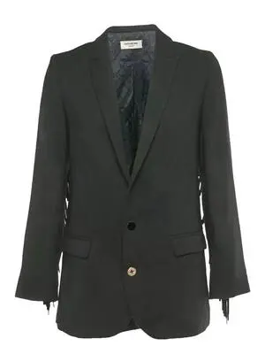 Zadig&Voltaire Viva Frange Blazer - Black