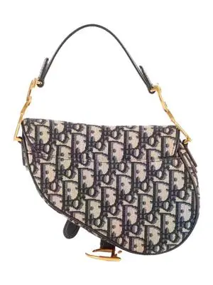 Dior Monogram Saddle Shoulder Bag - Blue