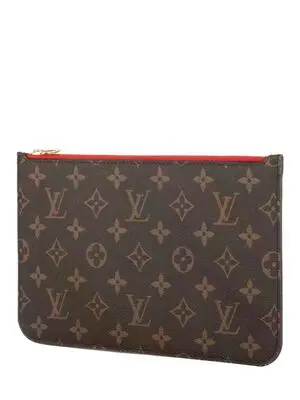 LOUIS VUITTON Monogram Zip Pouch - Brown