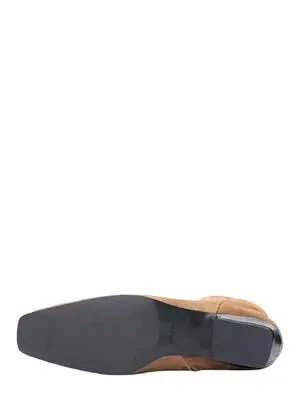 POCHE PARIS Panelled Boots - Brown