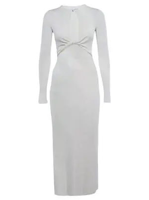 Significant Other Long Sleeve Cut-out Maxi Dress - Neutrals