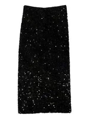 VINCE Vince Embellished Midi Skirt