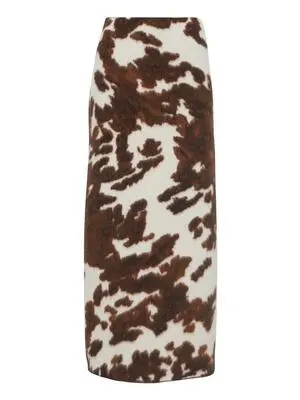 Gabriela Hearst Phaedra Cashmere Maxi Skirt - Multi