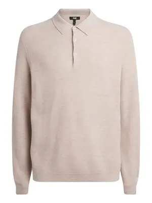 Paige Cotton-blend Elwynn Polo Shirt - Ivory