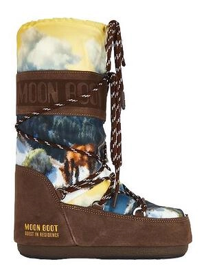 Moon Boot MOON BOOT X Guest In Residence Icon High Postcard Boots Cocoa