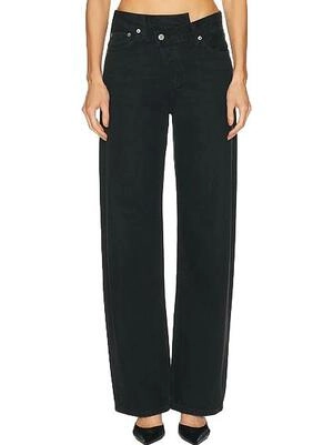AGOLDE Arc Criss Cross Jeans In Black - Phase