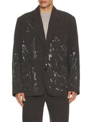 We11Done Painted Jacket - Grey