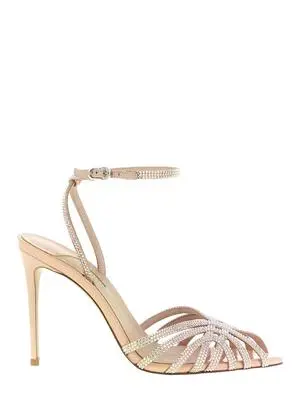 LE SILLA Le Silla Embellished Ankle Strap Sandals Neutrals