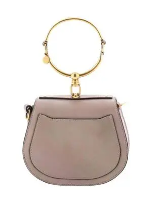 Chloé Nile Leather Small Crossbody Bag - Neutrals