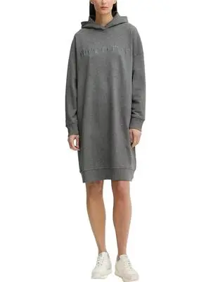 Marc O'polo Hooded Mini Dress - Grey
