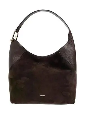 Furla Medium Lara Panelled Tote Bag - Brown