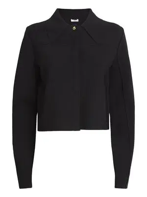 JOSEPH Joseph Milano-Knit Gare Cropped Jacket Black